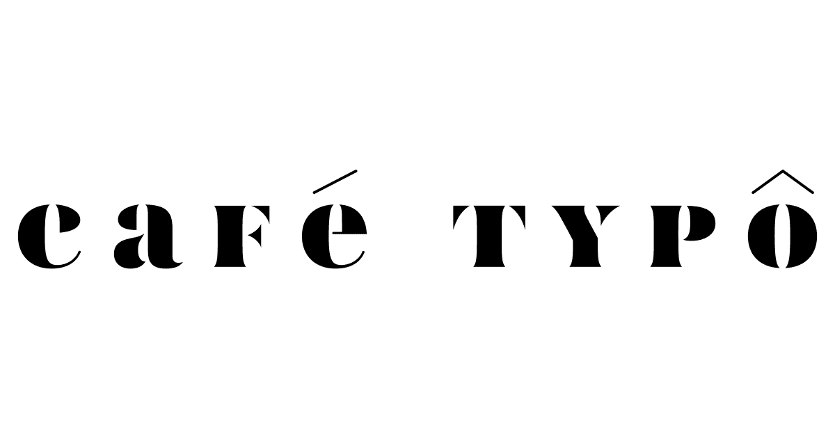 Café Typô - Blogue sur l'art typographique