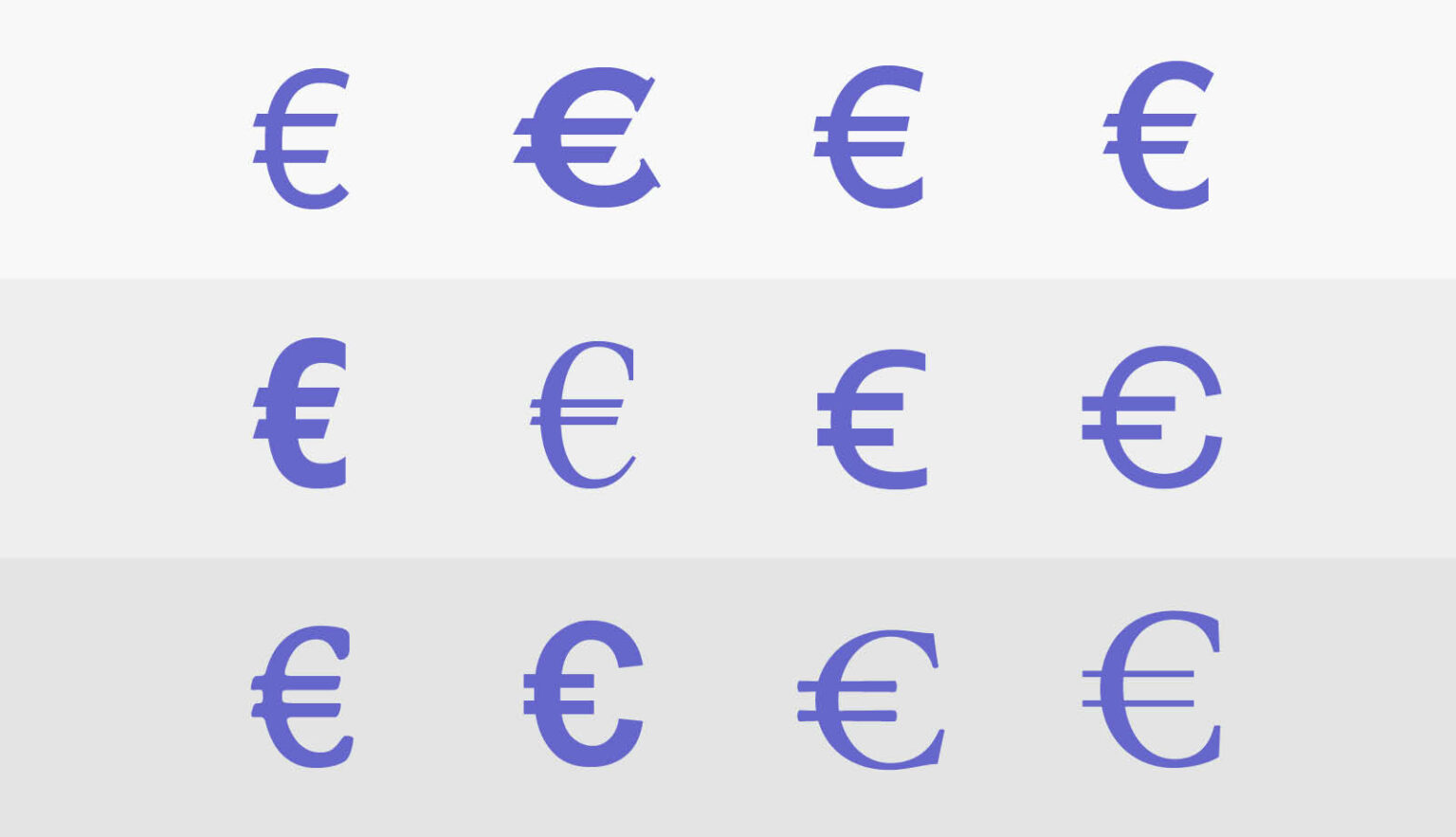 History of currency symbols: the Euro (2) - Café Typô